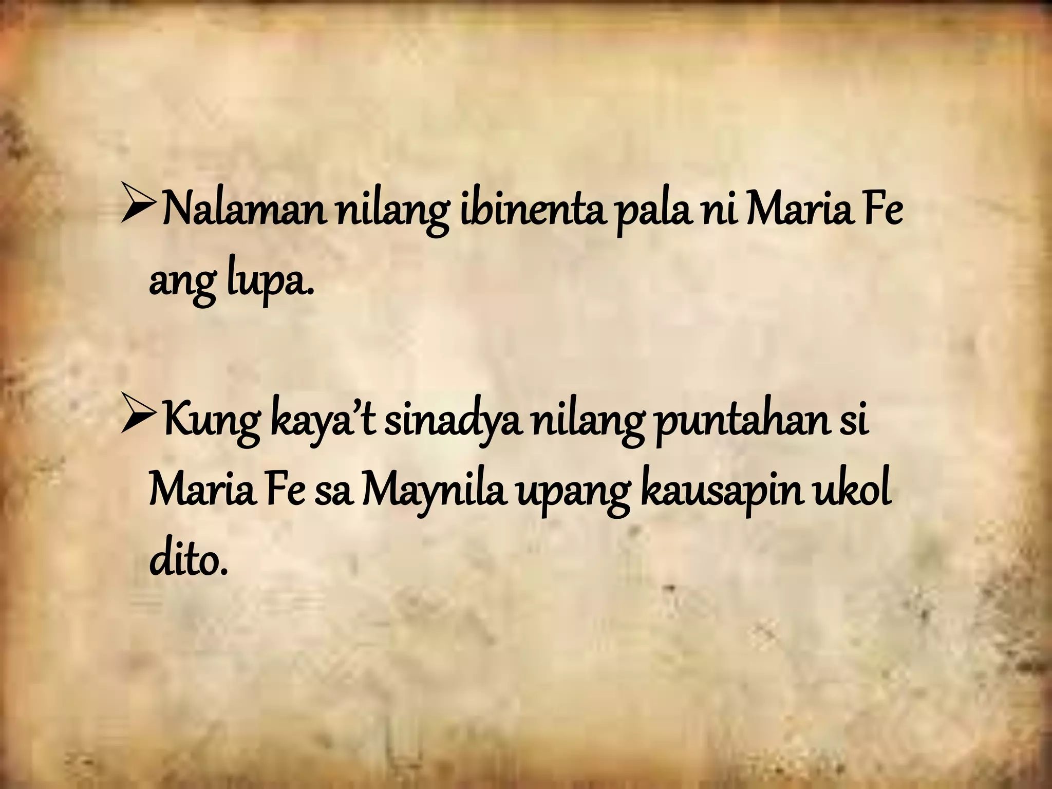 Tatlong Maria (nobela) | PPTX