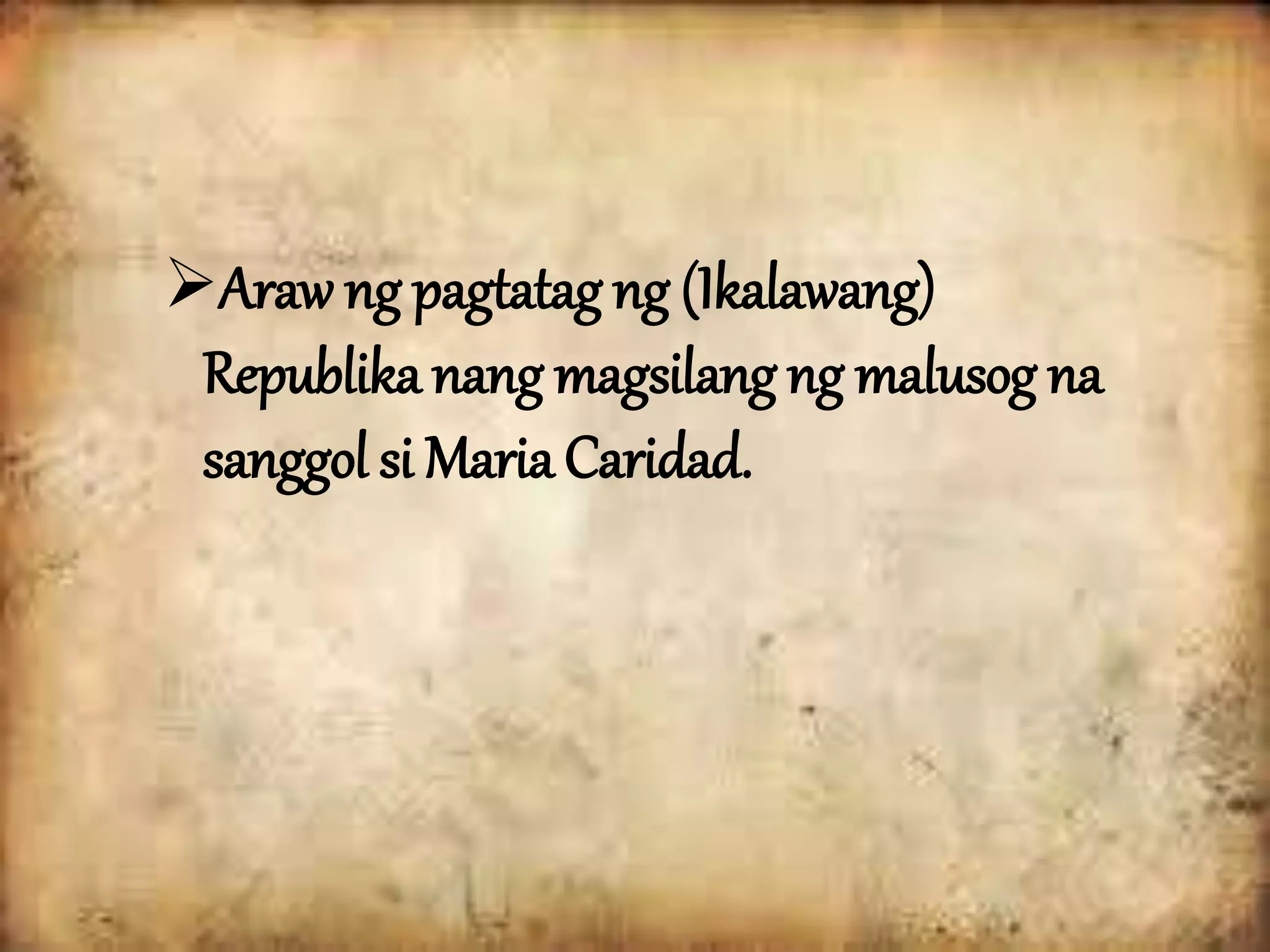 Tatlong Maria (nobela) | PPTX
