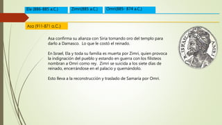 Resumen de reyes de Israel | PPTX