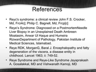 Aspirin Reye Syndrome – Reye Syndrom Übersicht – GIAU