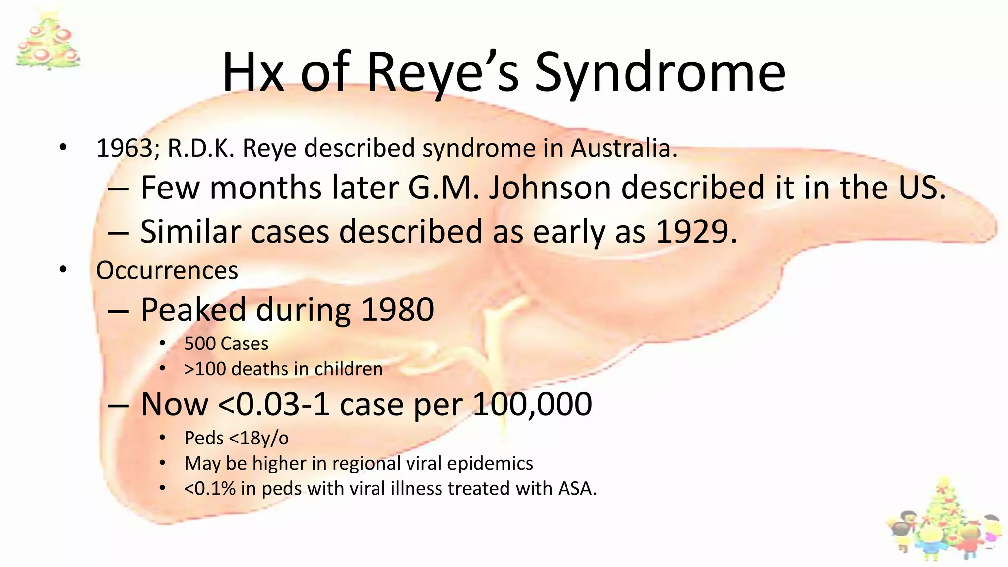 Reye’s syndrome | PPTX
