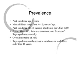 Reyes Syndrome Ppt | PDF