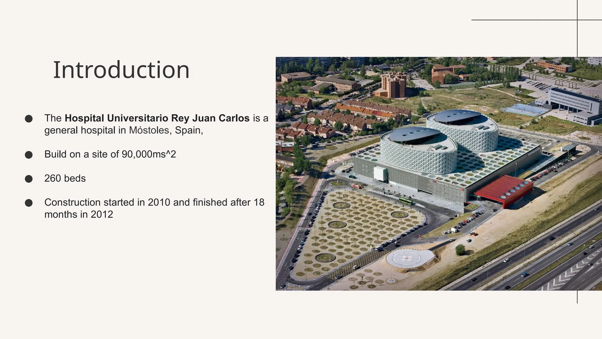 rey juan carlos is a hospital in spain with exceptional architectural ...