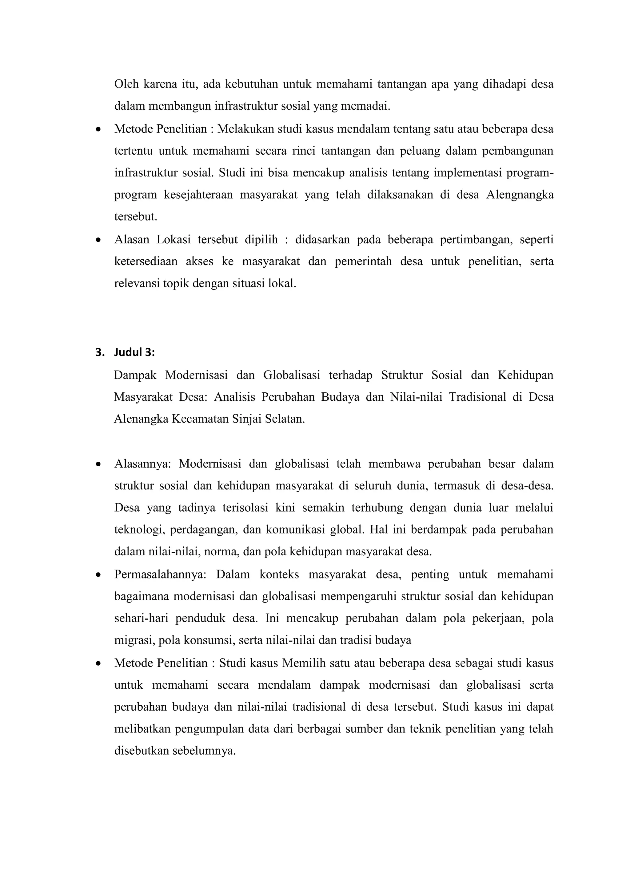 contoh judul tesis untuk mahasiswa pascasarjana | PDF