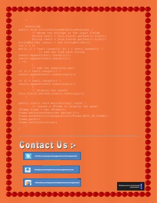 Java Assignment Help | PDF