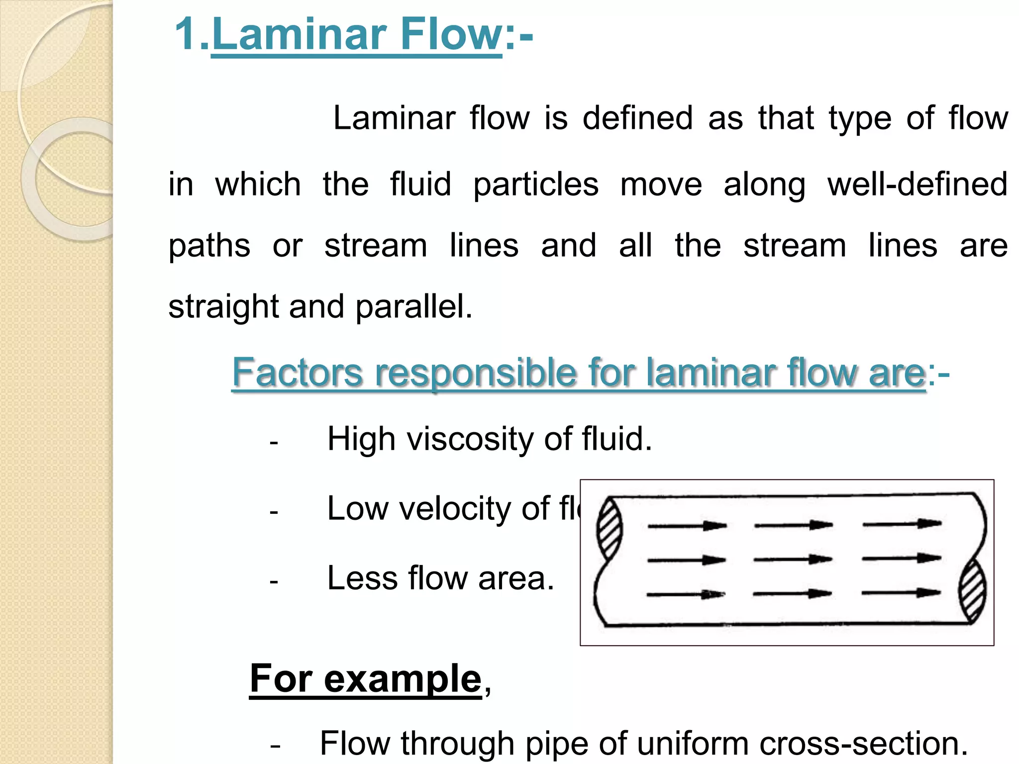 Reynold number (Fluid Mechanics)(FM) | PPTX