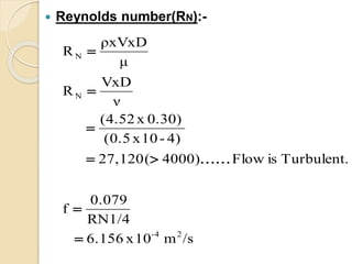 Reynold number (Fluid Mechanics)(FM) | PPTX
