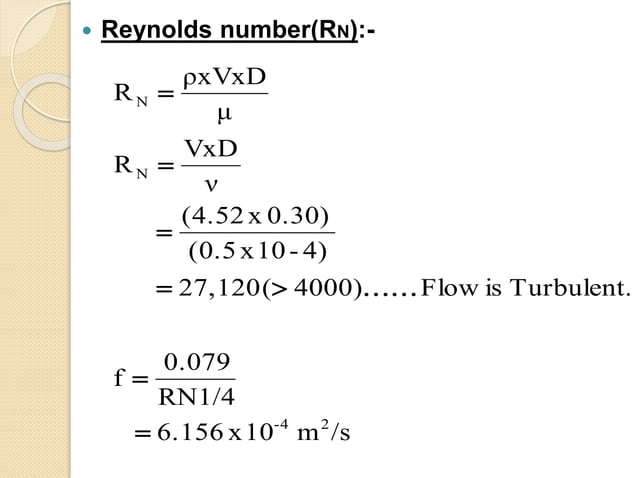 Reynold number (Fluid Mechanics)(FM)