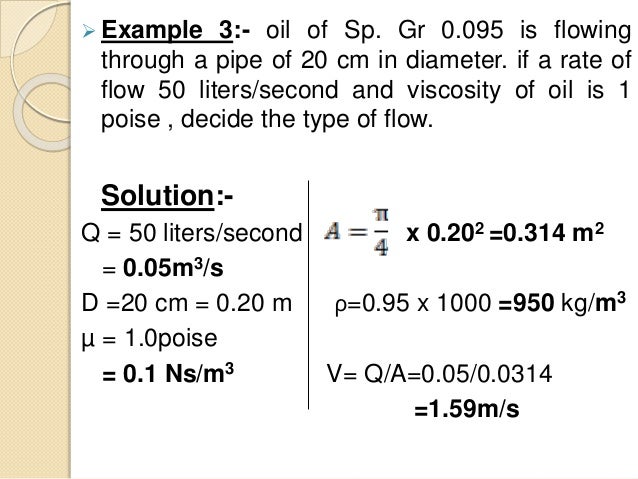 Reynold number (Fluid Mechanics)(FM)