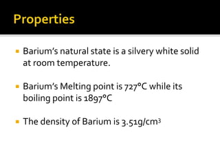Barium (Shaun Reynolds) | PPTX
