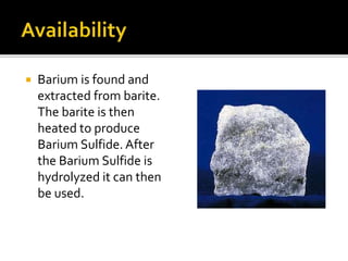 Barium (Shaun Reynolds) | PPTX