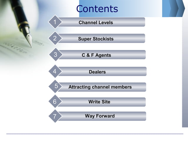 Reynolds Distribution Channels- India | PPT