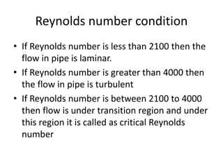 Reynolds number | PPTX