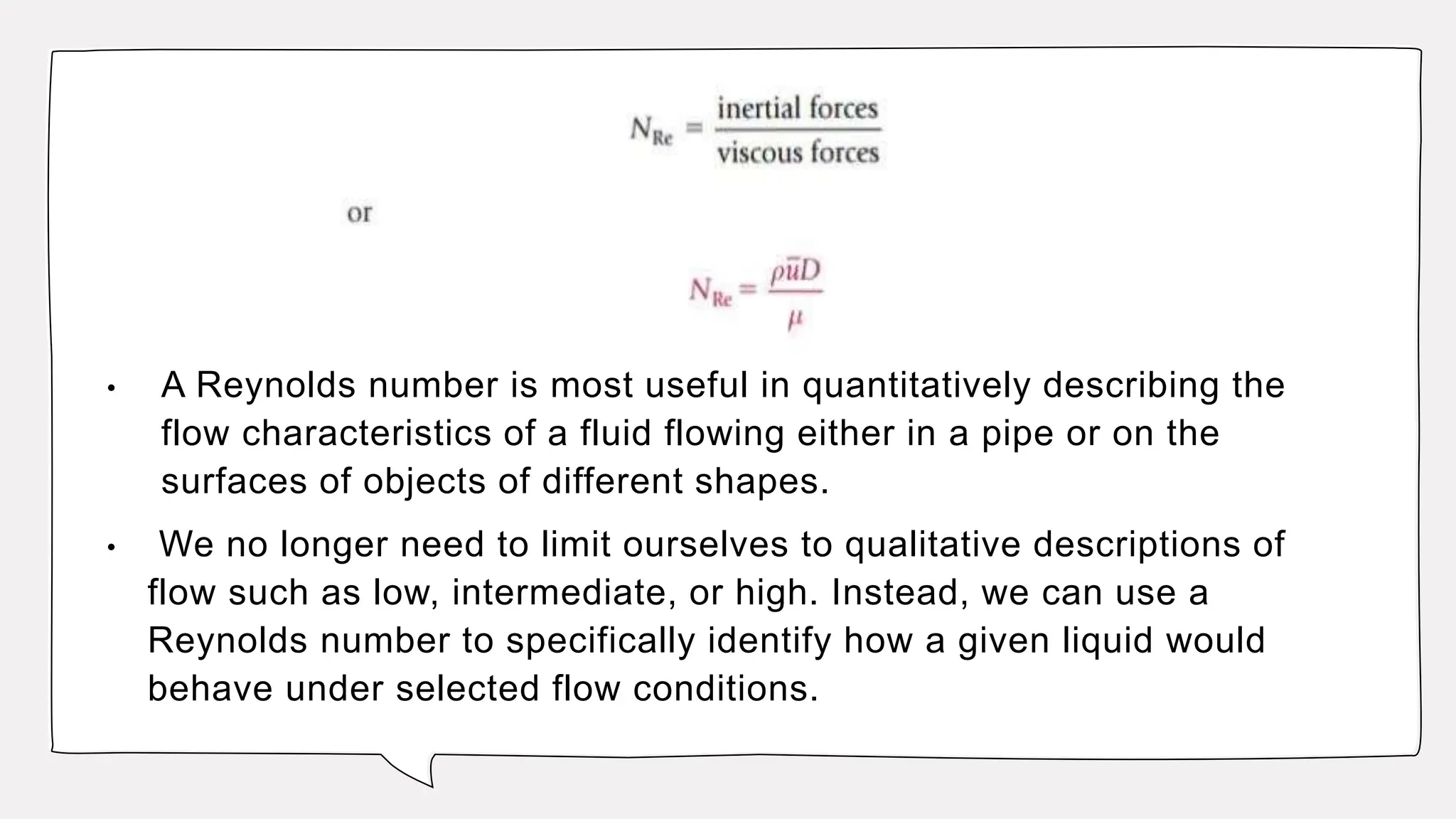 Reynolds number and its applications- Fluid mechanics .pptx