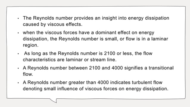 Reynolds number and its applications- Fluid mechanics .pptx