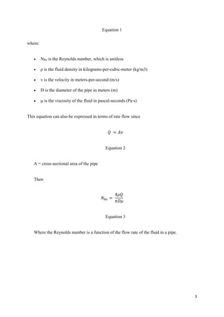 Reynolds number - Ed Ryan M. Ruales | PDF