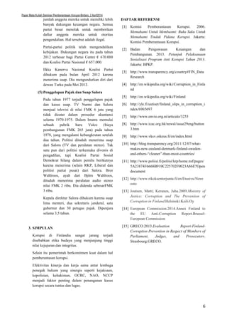 pemberantasan korupsi di finlandia | DOCX