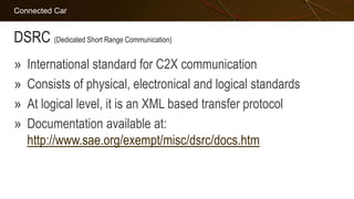 Connected Car - the future technology and opportunities in car ...