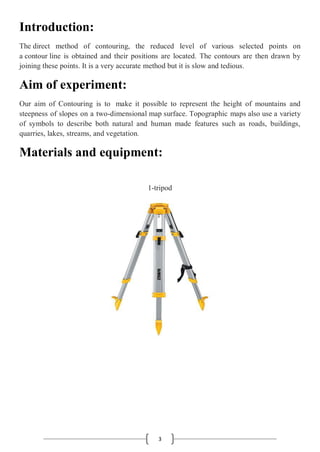 Contour map by direct method | PDF
