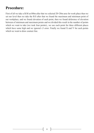 Contour map by direct method | PDF