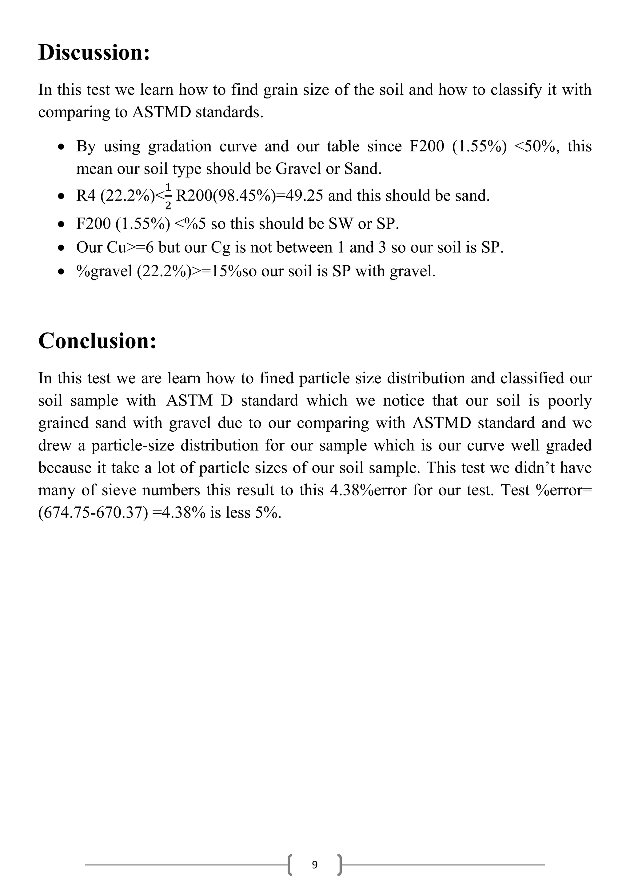 Grain Size Analysis | PDF