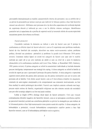 Rezilienta Relațiile pozitive cu colegii, cum ar un nivel ridicat al ...