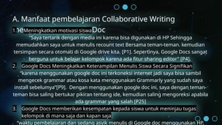 Enhancing English Writing Skills Through Collaborative Writing Using ...