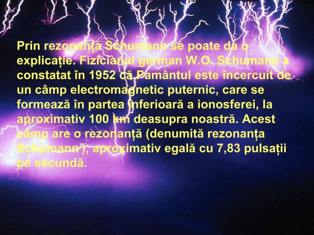 Rezonanta Schumann | PPT