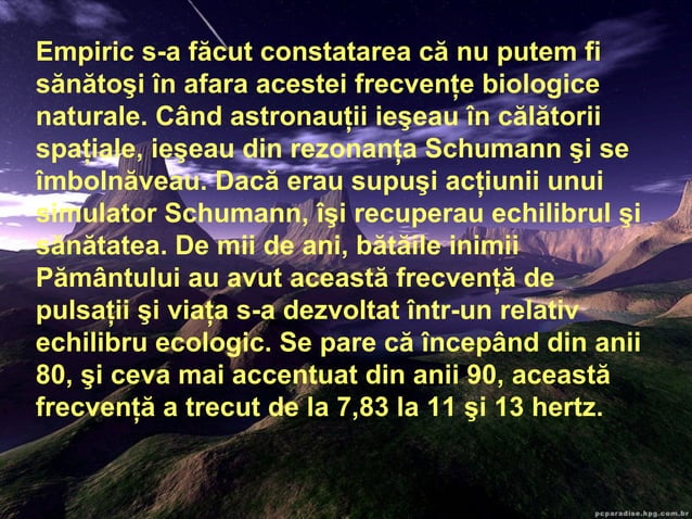 Rezonanta Schumann | PPT