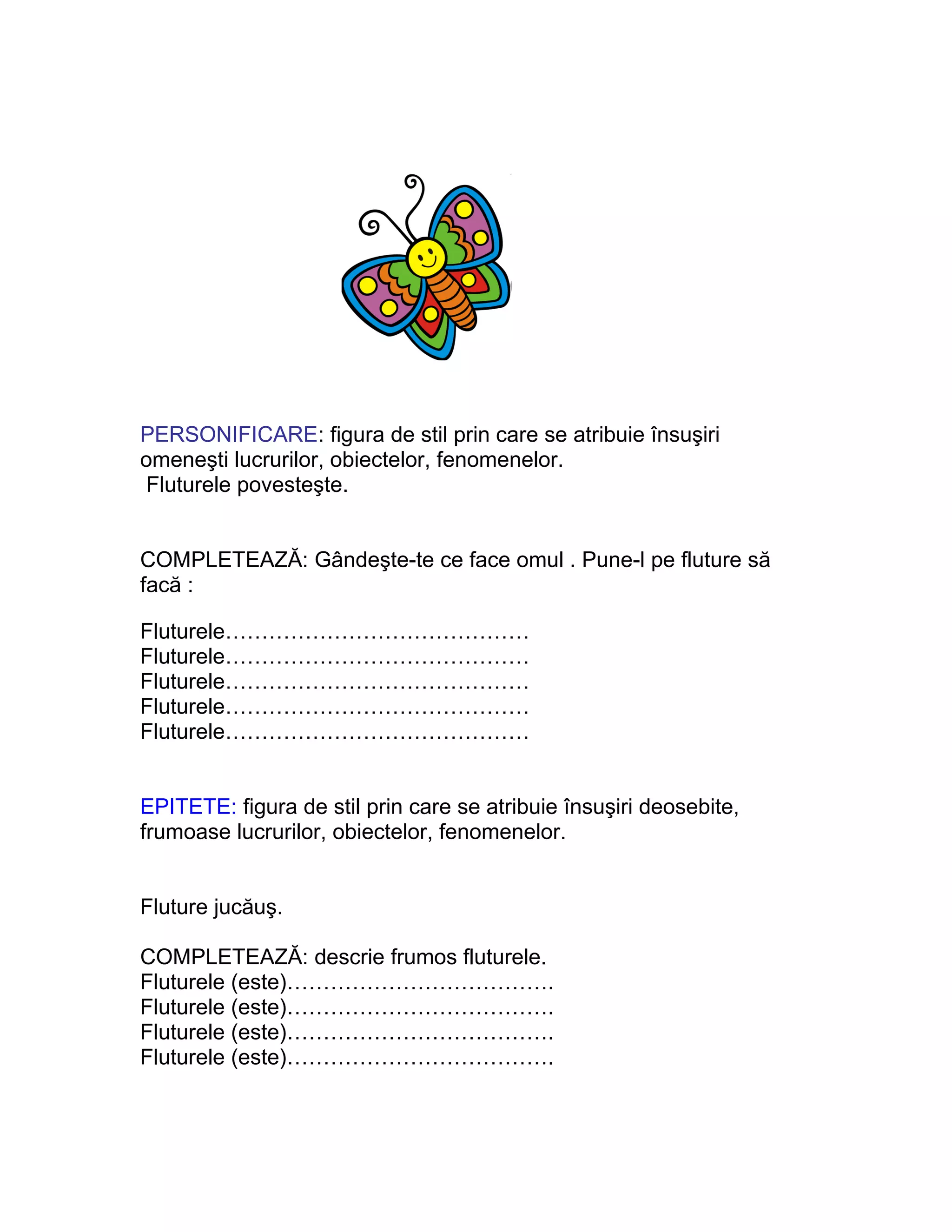 Rezumat povestire, compunere, figuri de stil | PDF