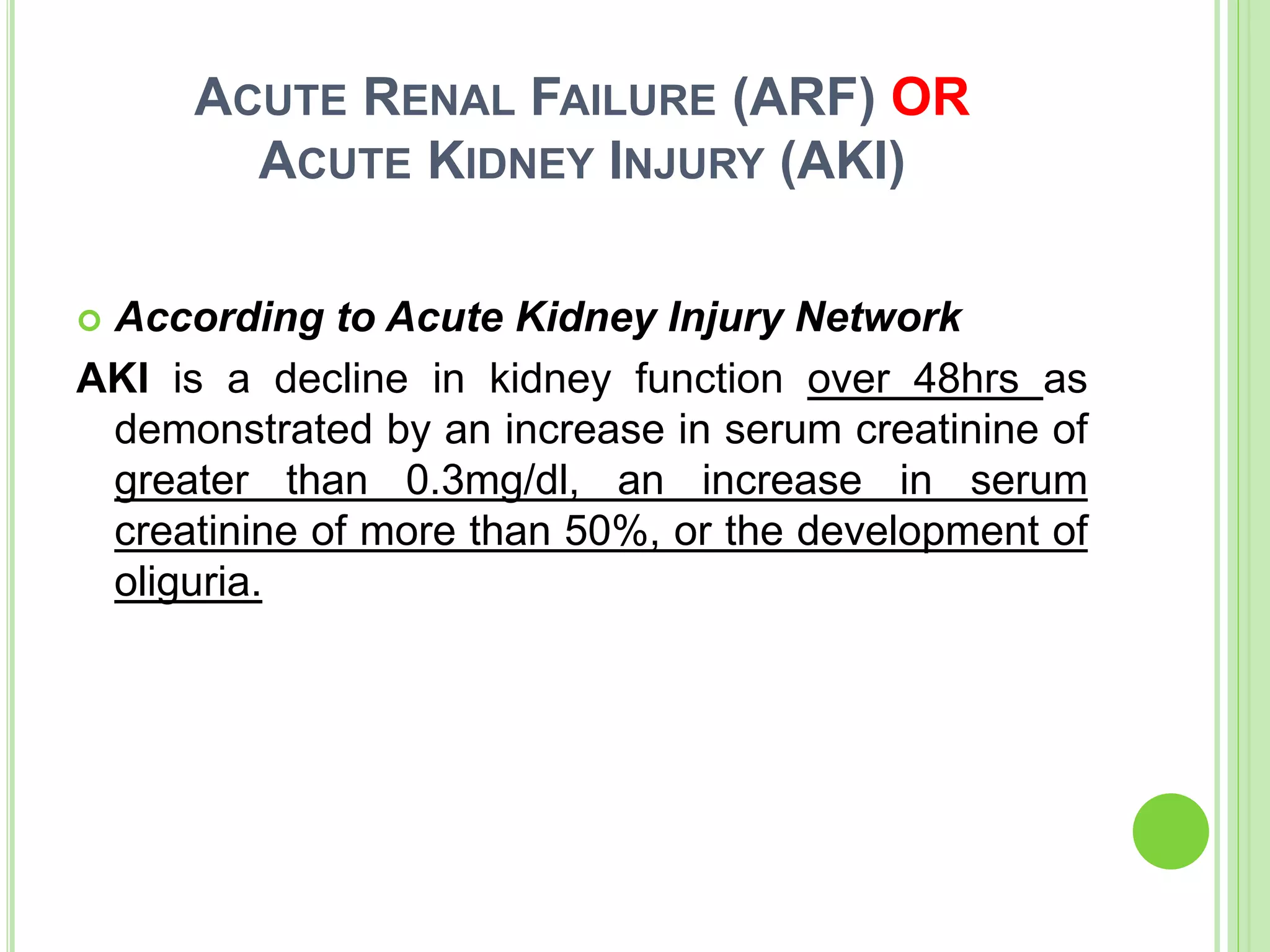 Renal failure-ARF & CRF | PPTX