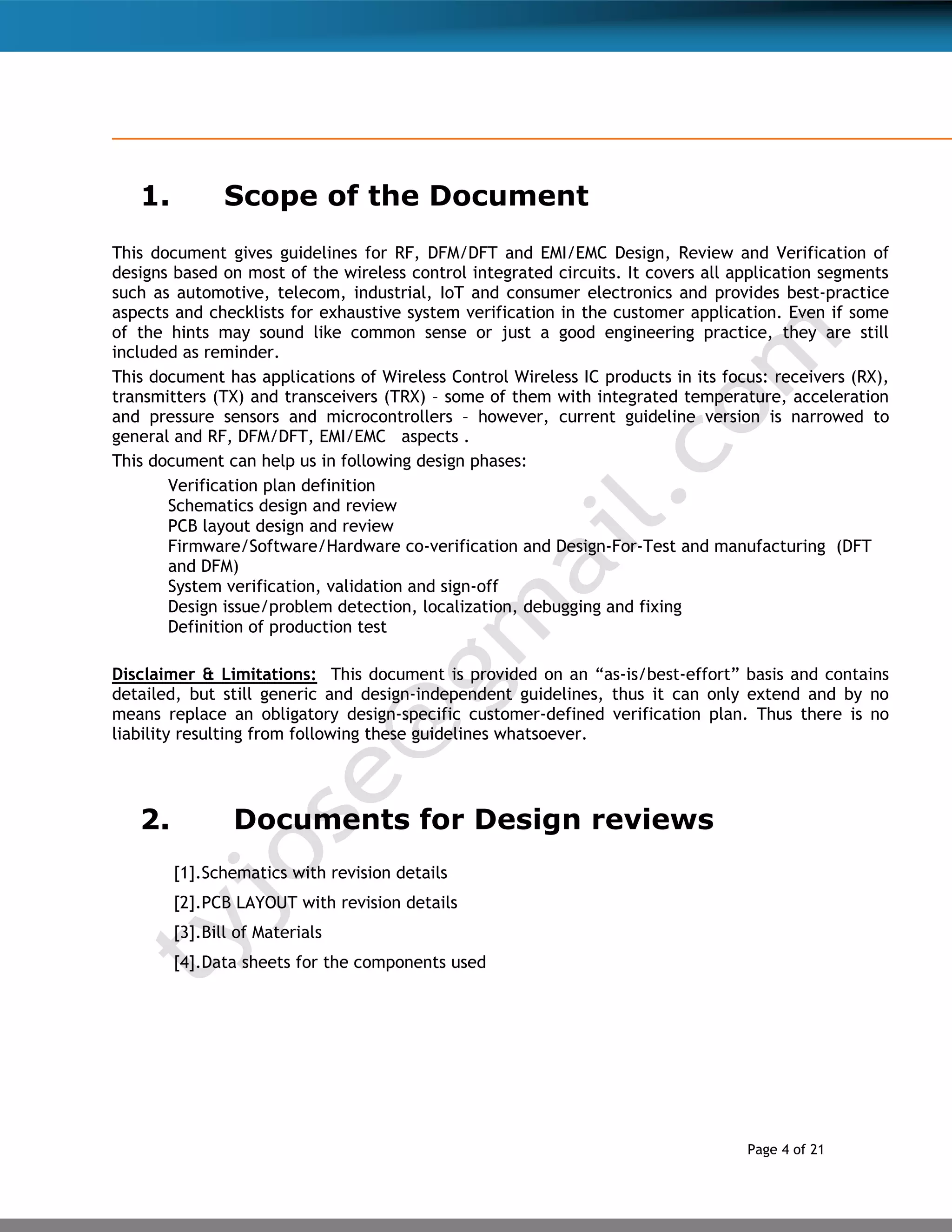 Rf design and review guidelines | PDF