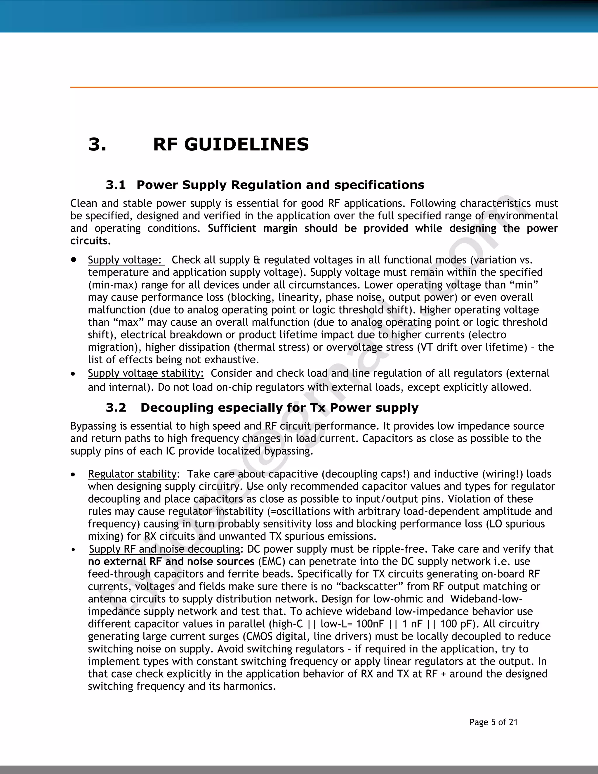 Rf design and review guidelines | PDF