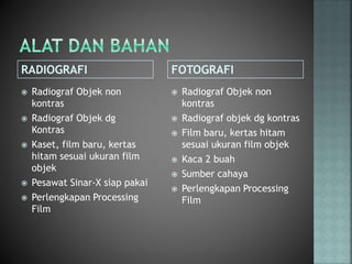 Radiofotografi 2 Substraksi | PPTX