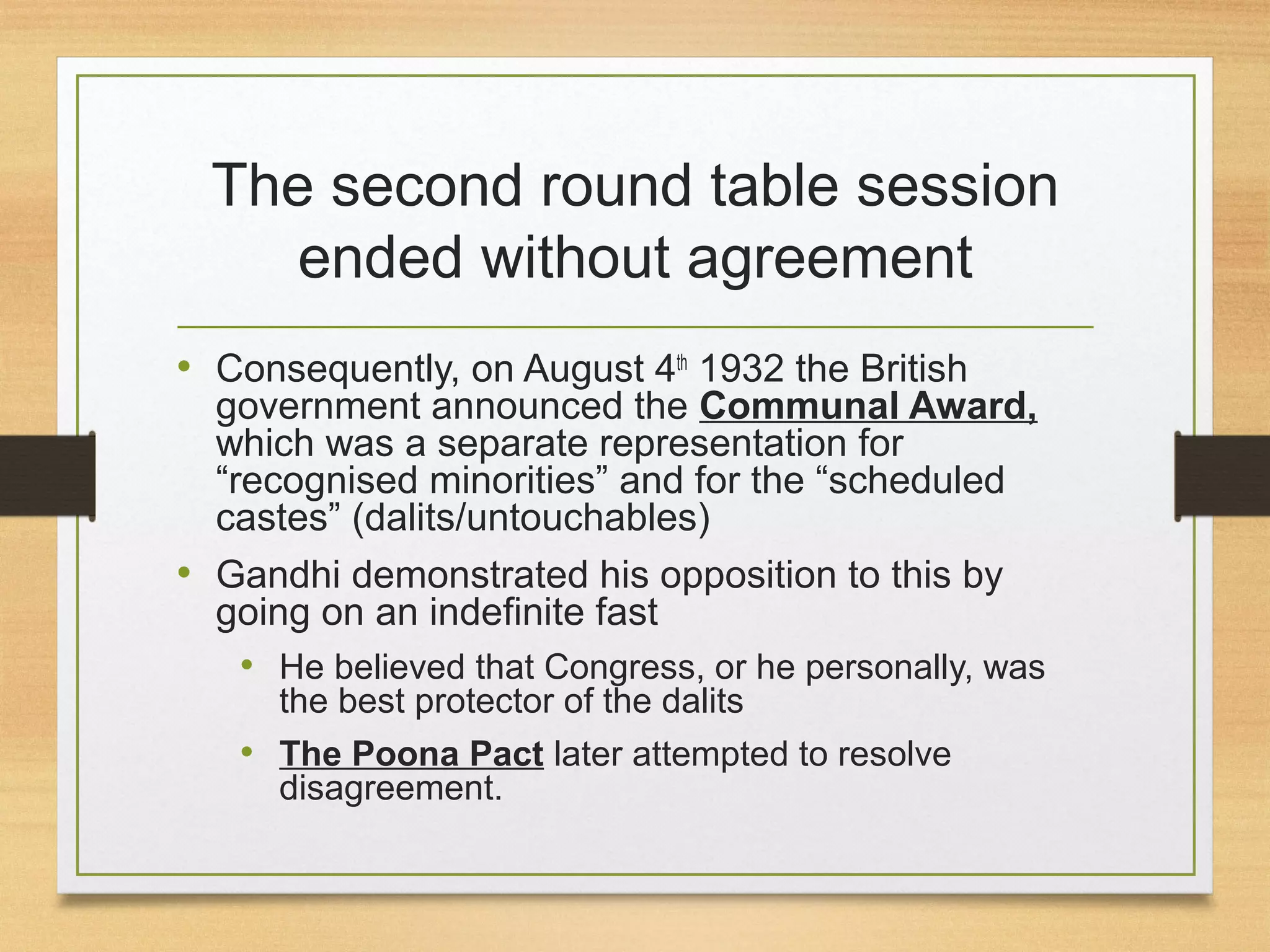 The Round Table Conference | PPT
