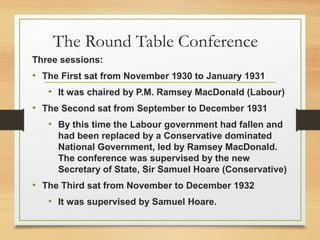 The Round Table Conference | PPT