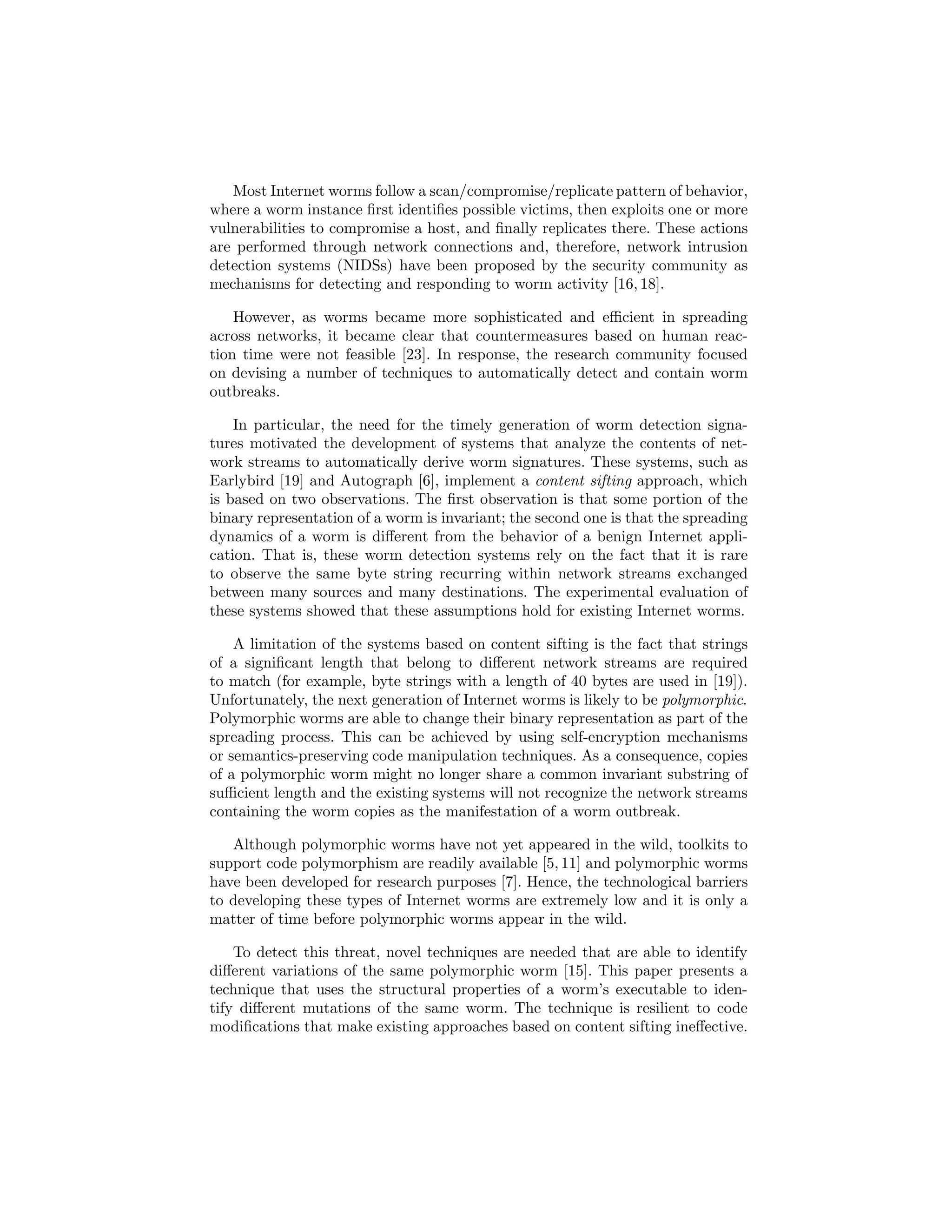 @@@Rf8 polymorphic worm detection using structural infor (control flow graphs) | PDF | Web ...