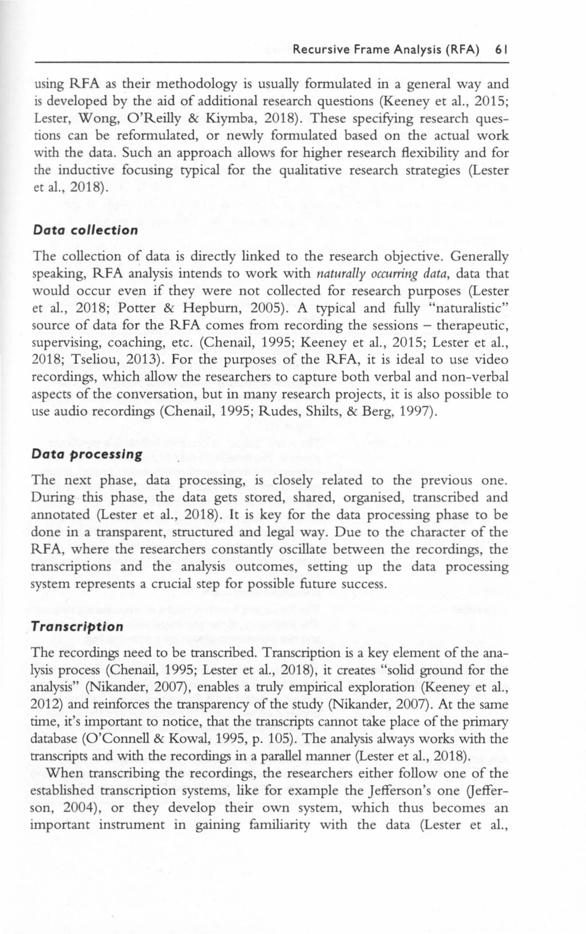 Recursive Frame Analysis (RFA) as a research tool for mapping ...