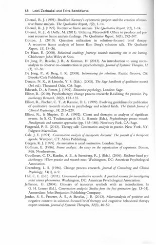 Recursive Frame Analysis (RFA) as a research tool for mapping ...