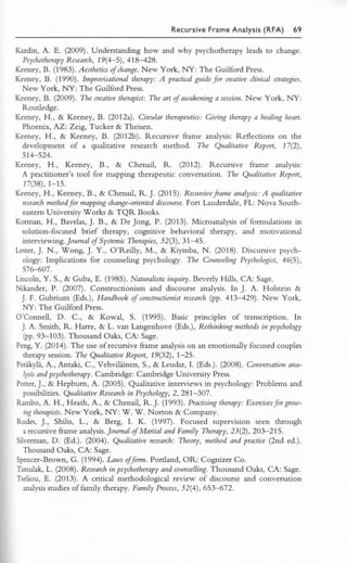 Recursive Frame Analysis (RFA) as a research tool for mapping ...