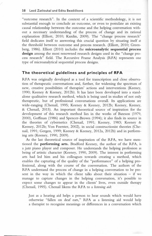 Recursive Frame Analysis (RFA) as a research tool for mapping ...