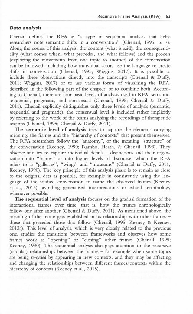 Recursive Frame Analysis (RFA) as a research tool for mapping ...