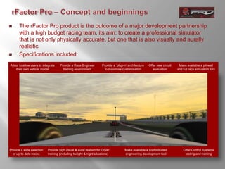 R Factor Pro Presentation 5 Brdc | PPTX | Racing Video Games | Video ...