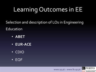 The ALOA model: assessment of Learning Outcomes | PPT