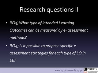 The ALOA model: assessment of Learning Outcomes | PPT