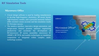 Radio Frequency and Microwave Simulation Tools | PPTX