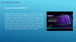 Radio Frequency and Microwave Simulation Tools | PPTX