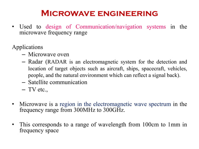 RF and Microwave Engineering | PDF