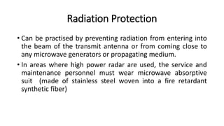 Rf and mw radiation hazards | PPTX
