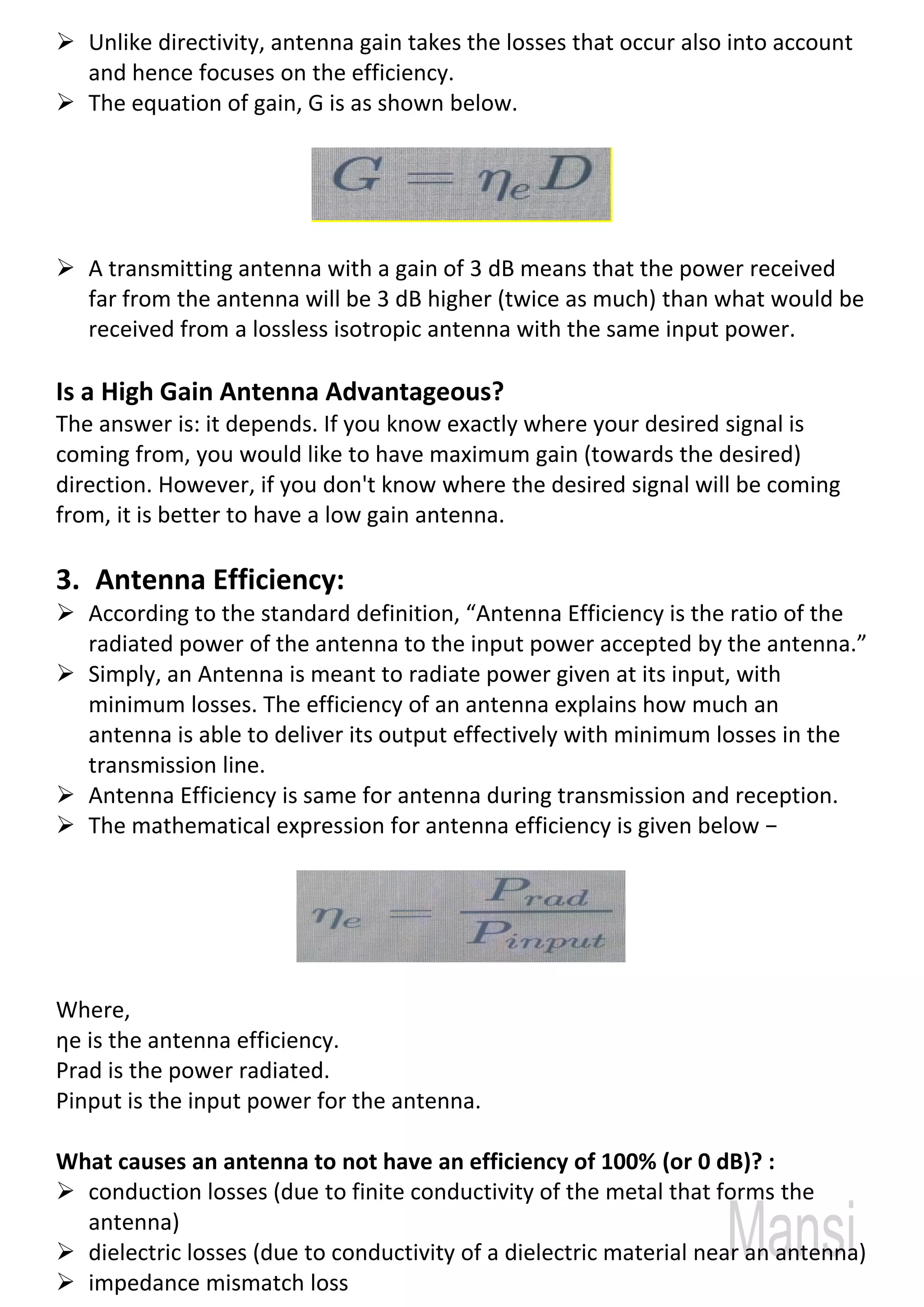 Rf antenna basics | PDF